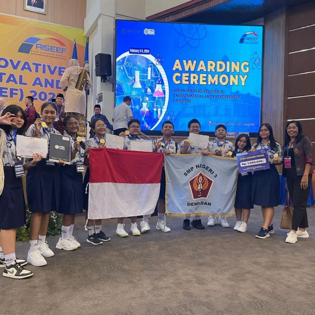 SMP NEGERI 3 DENPASAR MERAIH GOLD MEDAL DI ASEAN INNOVATIVE SCINCE ...